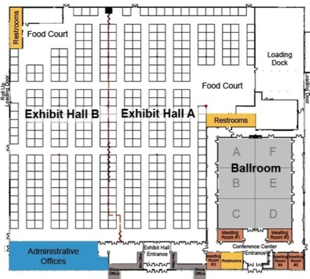 Floor Plan | Fredericksburg Convention Center